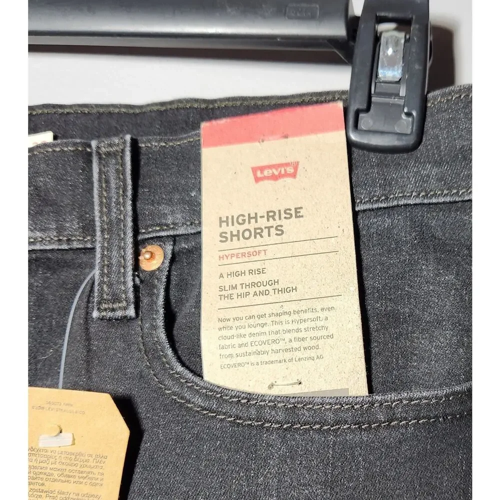 Levi's | Shorts | Levis Shorts Womens 4 W32 Black High Rise Cut Off ...